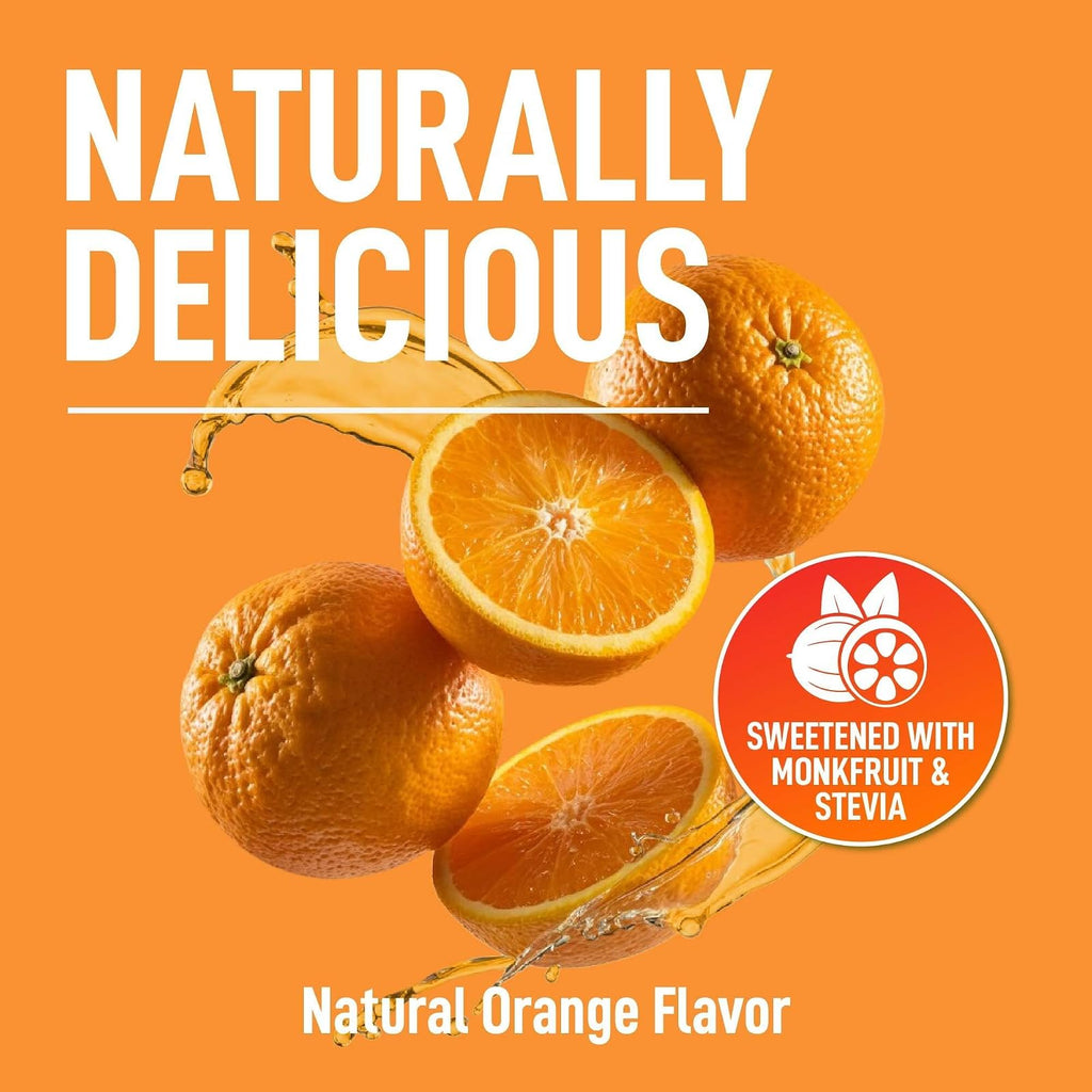 orange flavour electrolyte powder mix