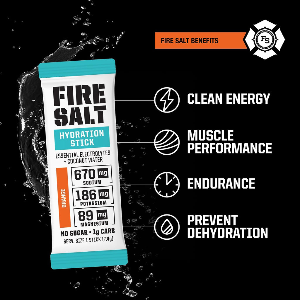 orange flavour electrolyte powder sticks