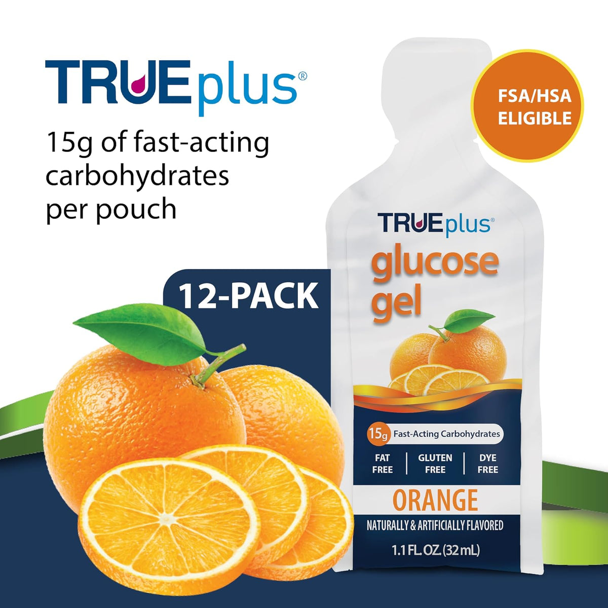 orange flavour endurance gel pouch