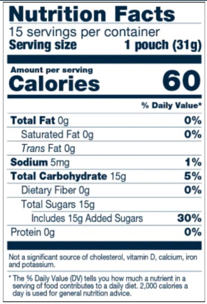 orange flavour endurance gels pack