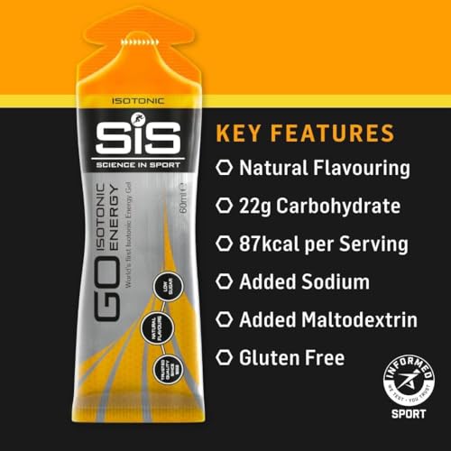 orange flavour energy gel for athletes
