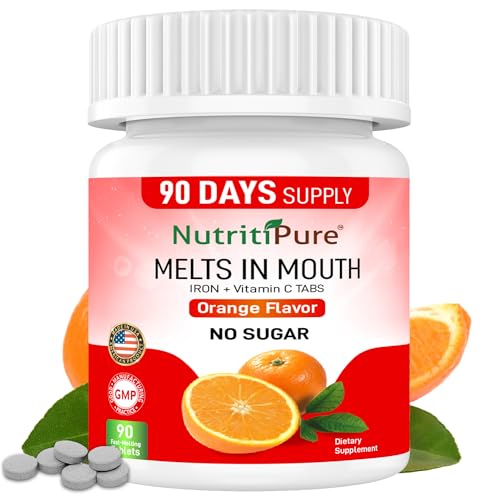 orange flavour iron tablets for adults