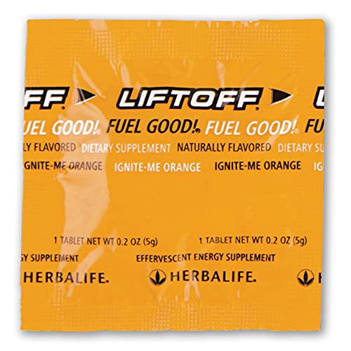 Orange flavour Liftoff energy boost