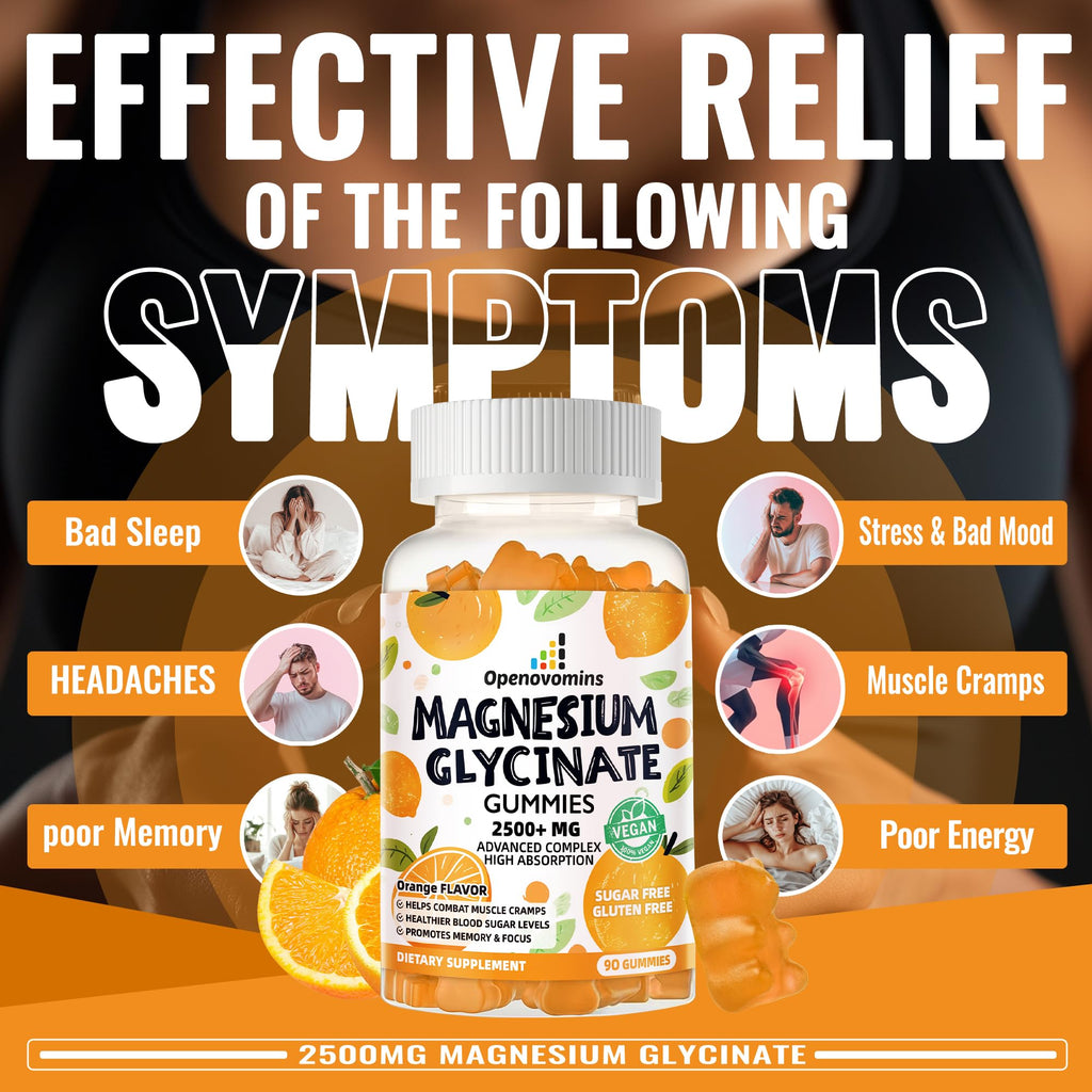 orange flavour magnesium glycinate