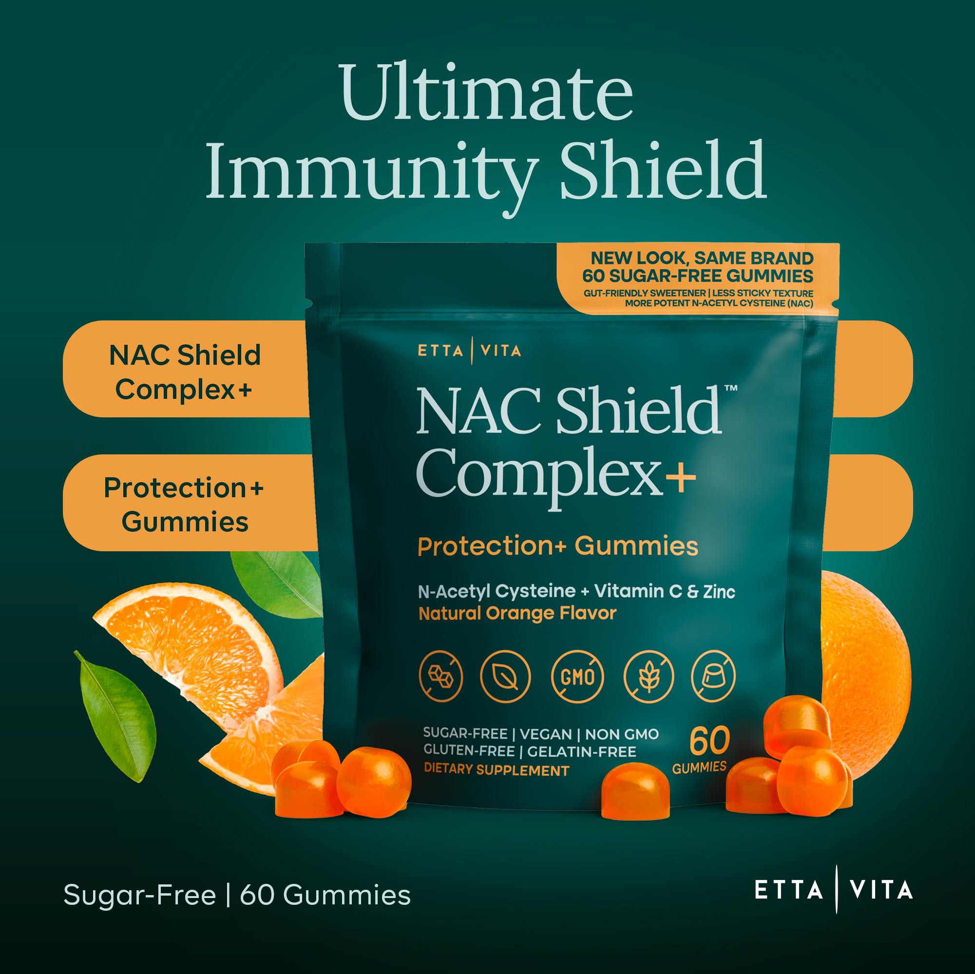 orange flavour NAC chews for adults