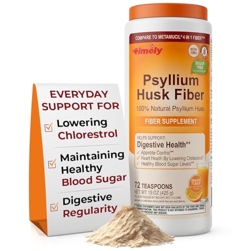 orange flavour psyllium fiber supplement