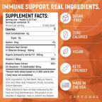 Orange flavour vitamin C packets