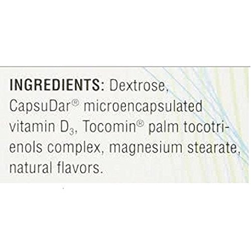 Orange flavour vitamin D supplements