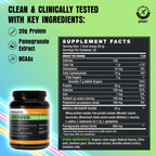 orange flavour whey protein powder