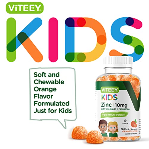 orange flavour zinc vitamins for kids