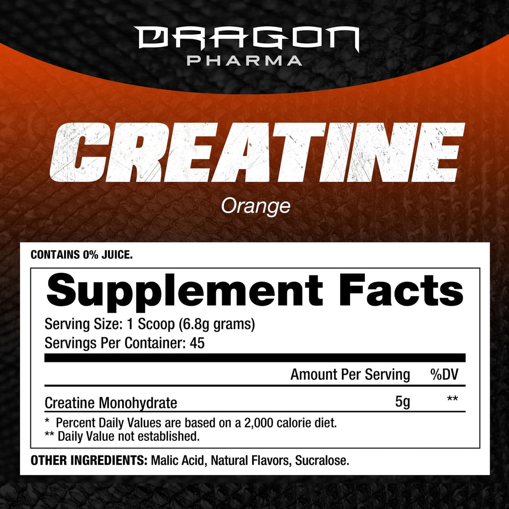 orange flavoured creatine for workouts