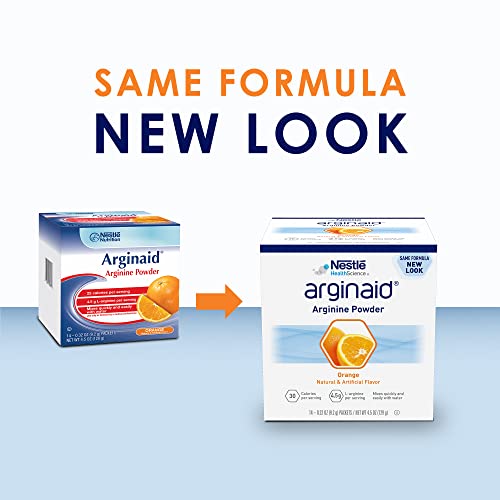 orange flavoured l-arginine supplement packs