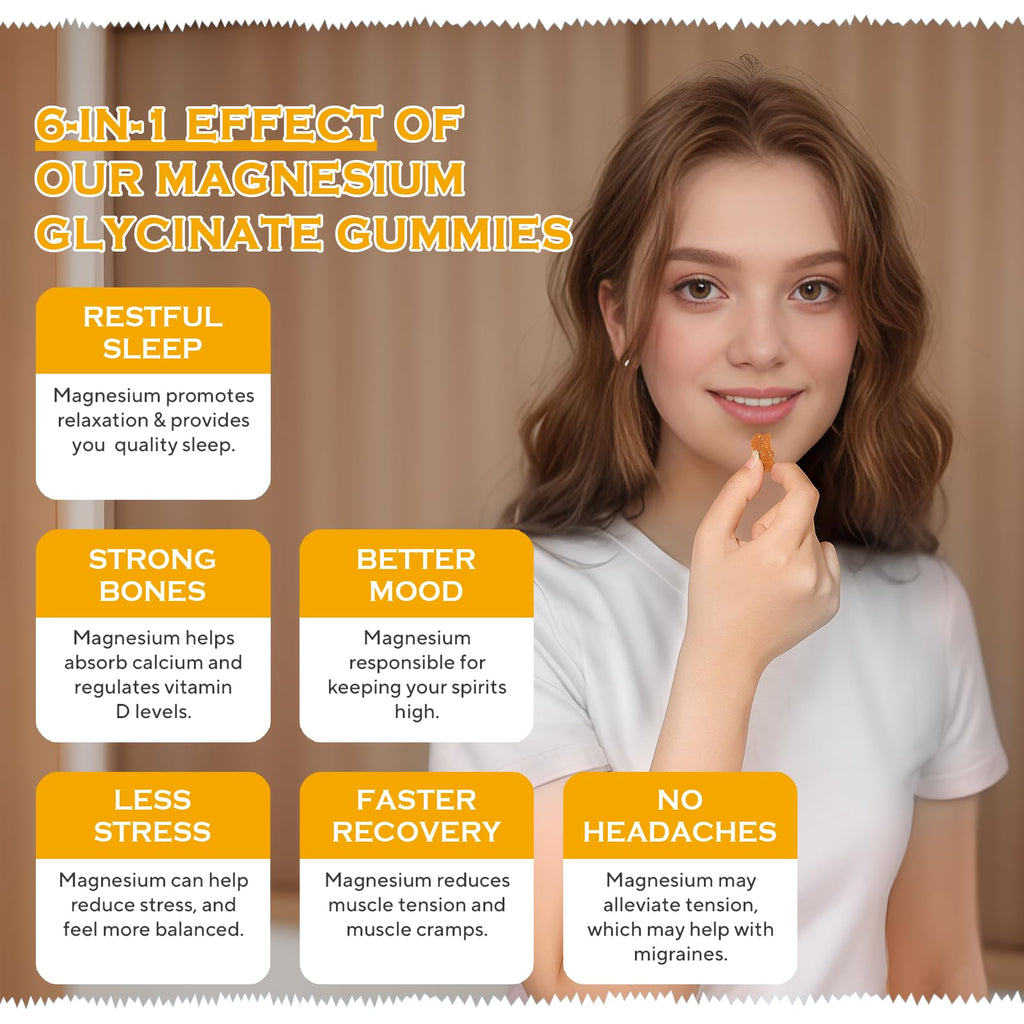 orange flavoured magnesium glycinate supplement