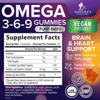 orange flavoured omega supplement gummies