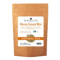 orange ginger mint herbal tea blend