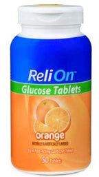 Orange glucose tablets with vitamin B complex
