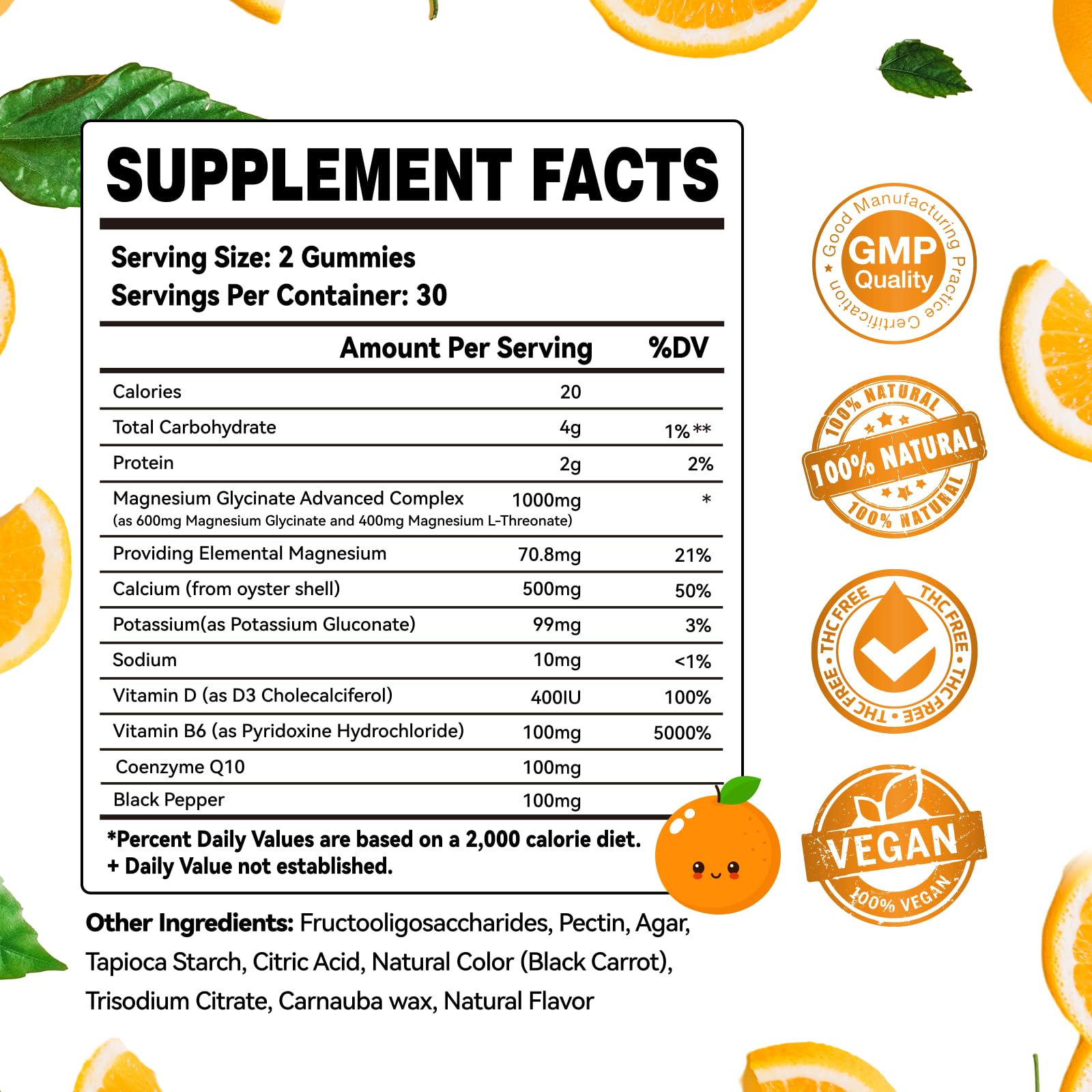 orange gummies with vitamin D and B6