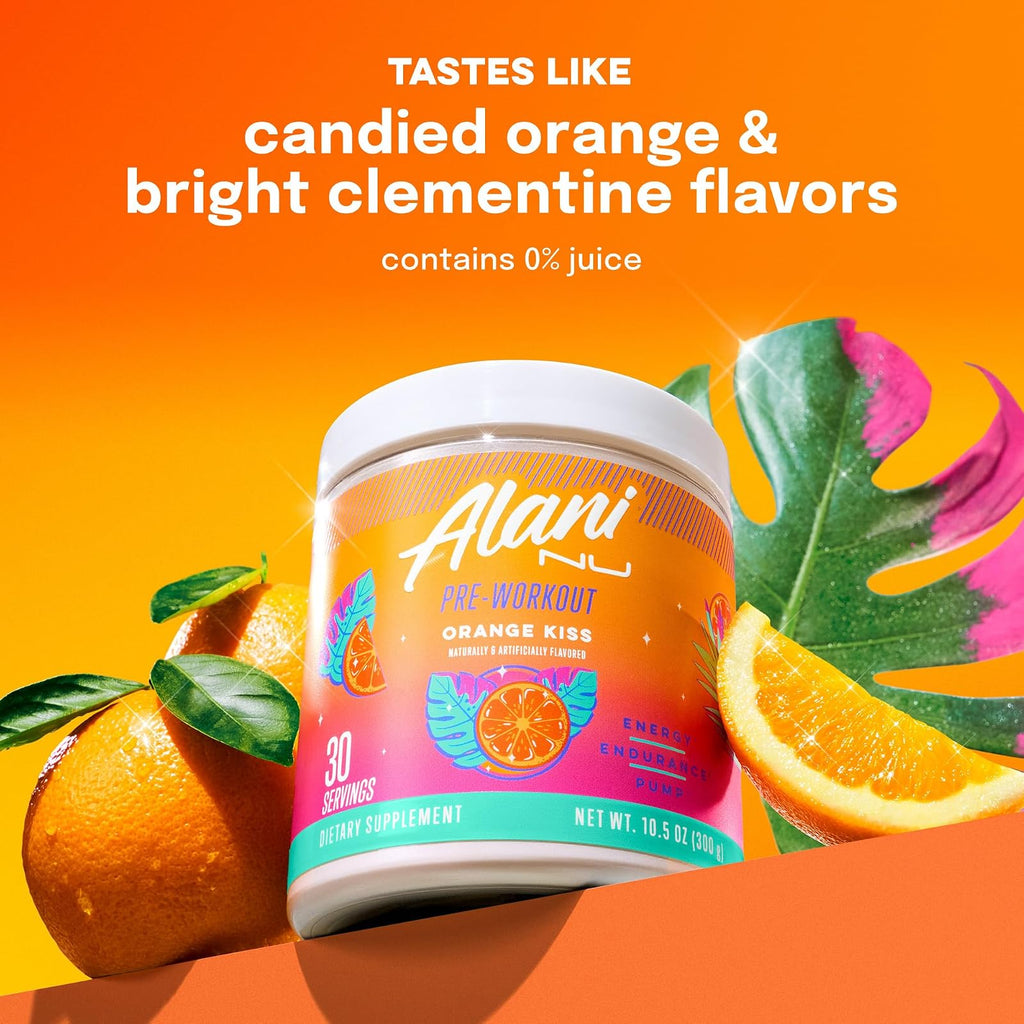 orange KISS pre-workout for endurance