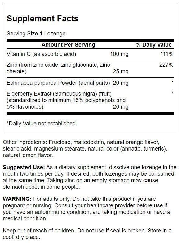 Orange lemon flavour blended vitamins