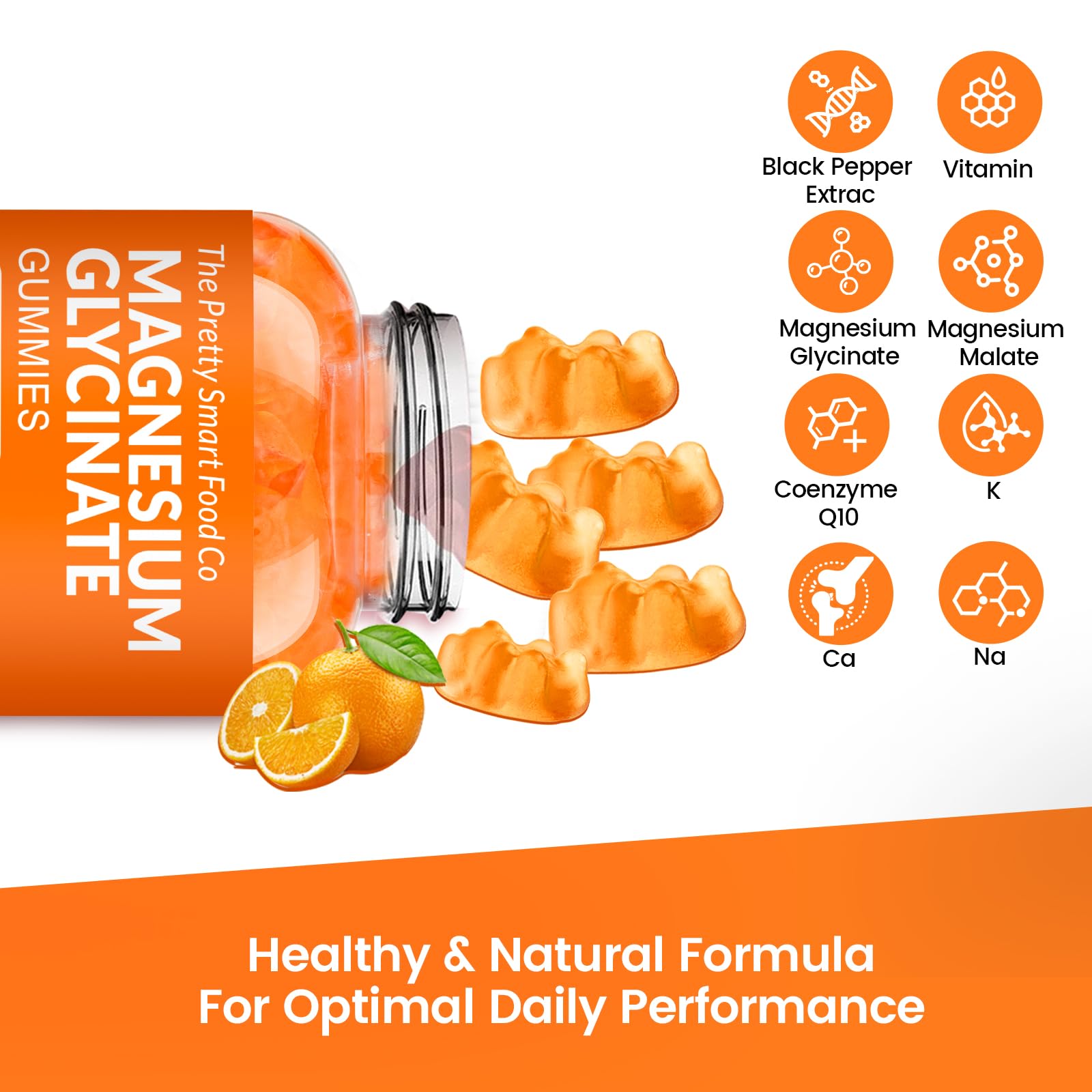 orange magnesium gummies with vitamin D