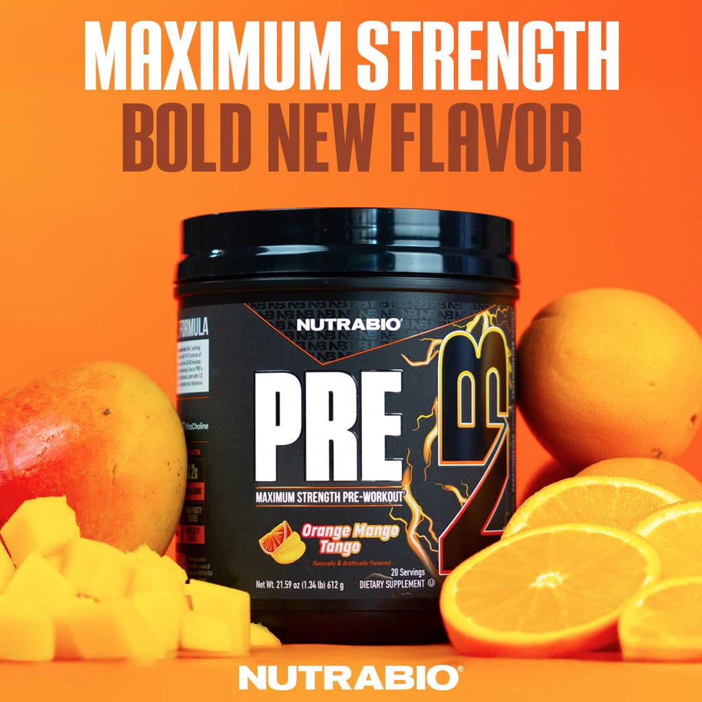 Orange mango preworkout for endurance