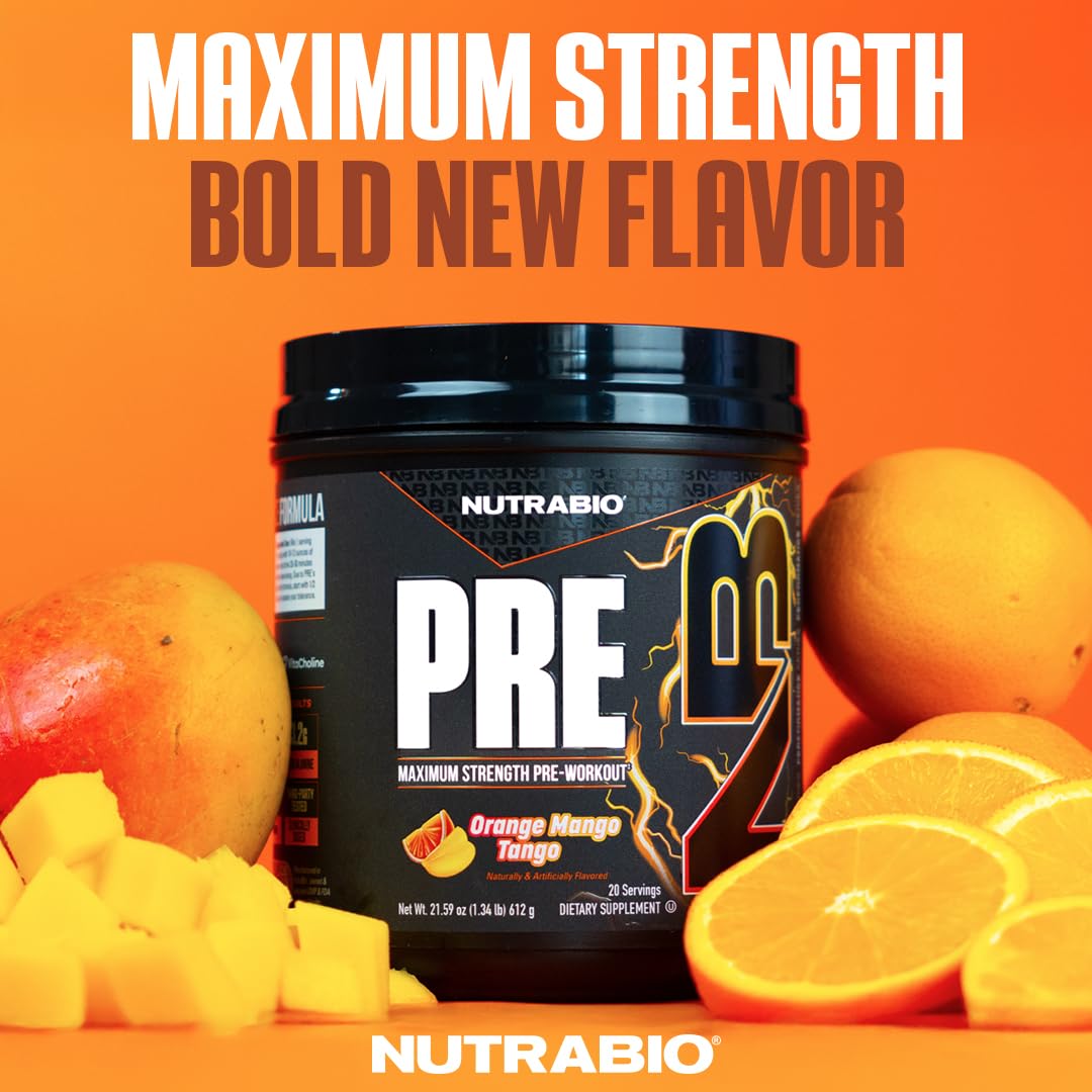 Orange mango preworkout for endurance