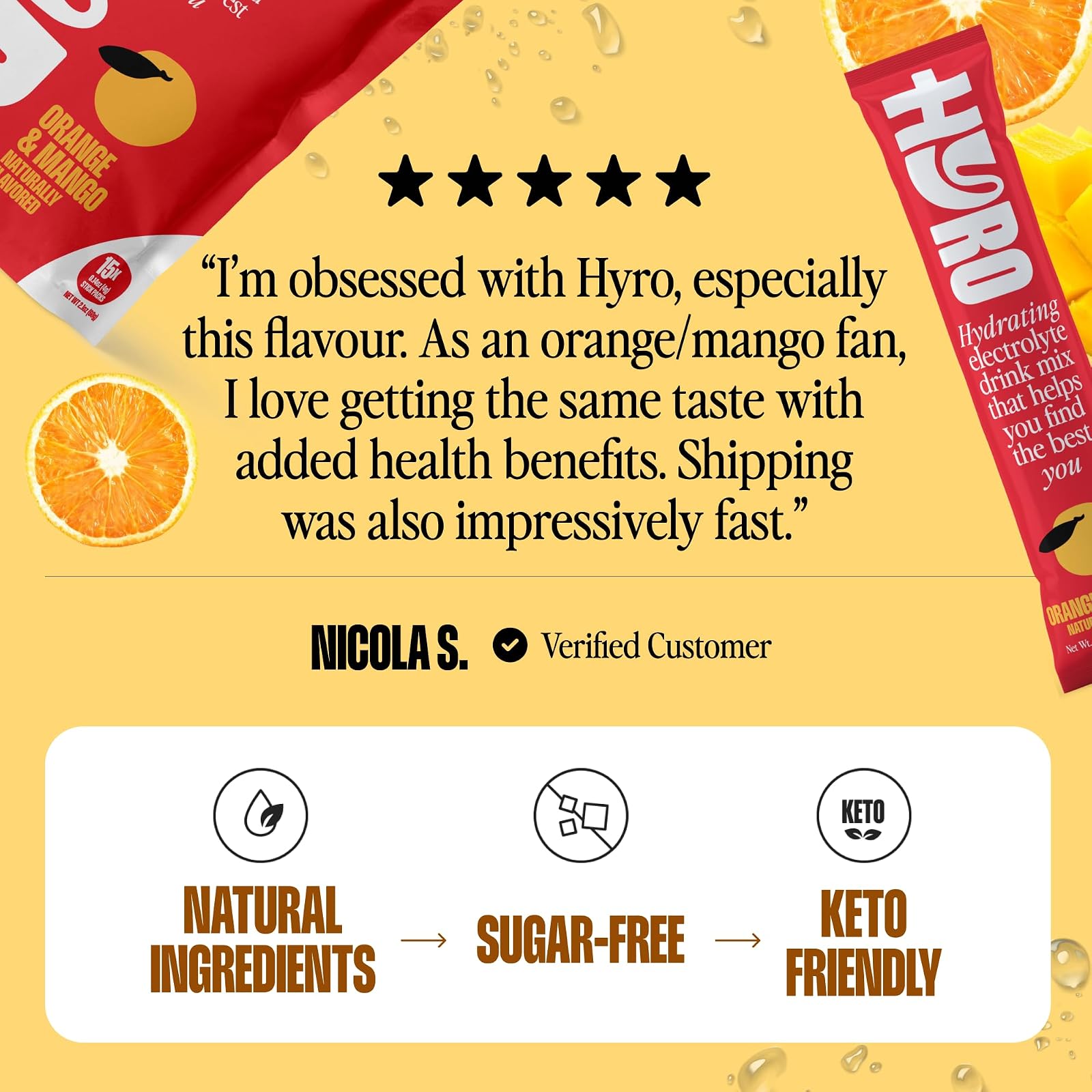 orange mango sports hydration mix