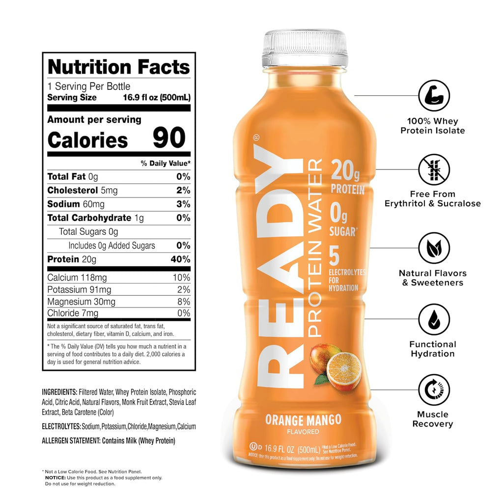 Orange mango whey protein isolate