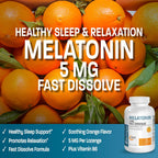 orange melatonin lozenges for relaxation