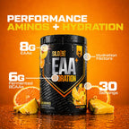 Orange pineapple flavour EAA supplement