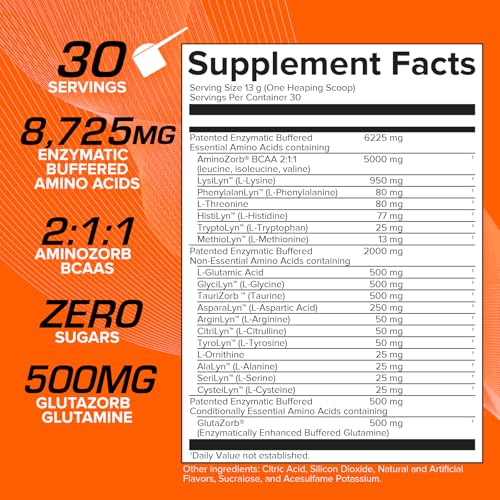 Orange Splash amino acids for recovery