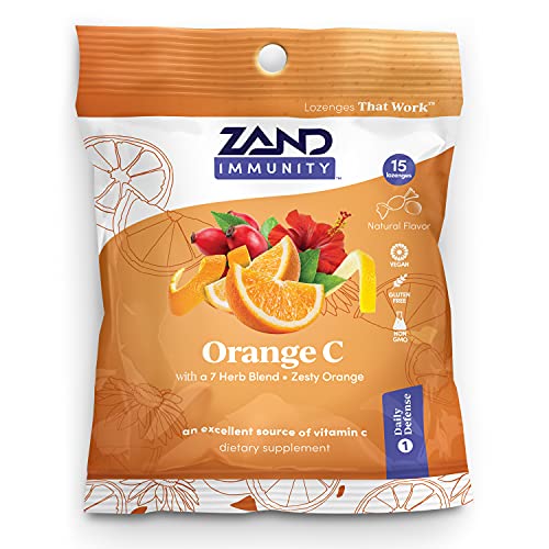 orange vitamin C herbal lozenges