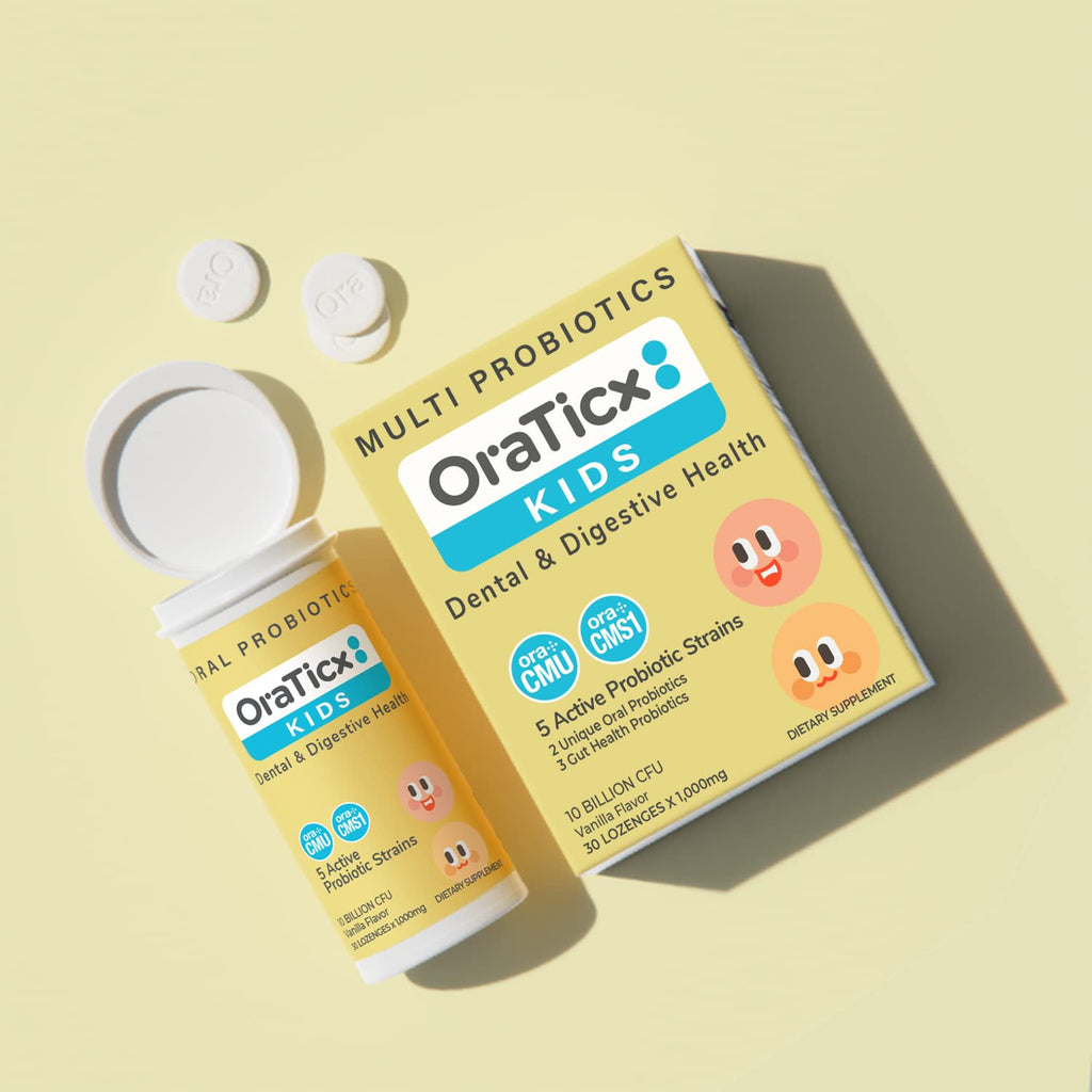 OraTicx Kids Multi supports oral health
