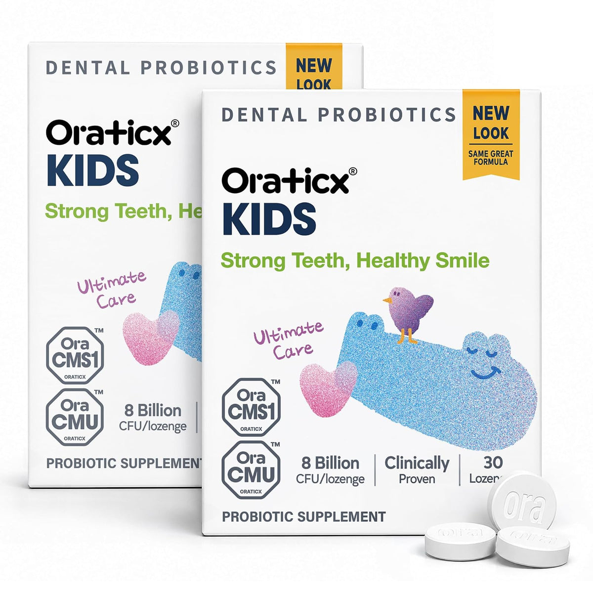 OraTicx kids probiotics yogurt flavor