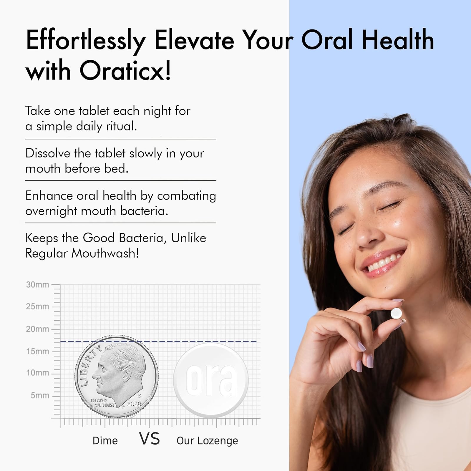 OraTicx oral probiotics for daily use