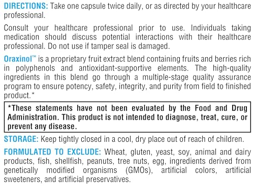 Oraxinol for daily nutritional support