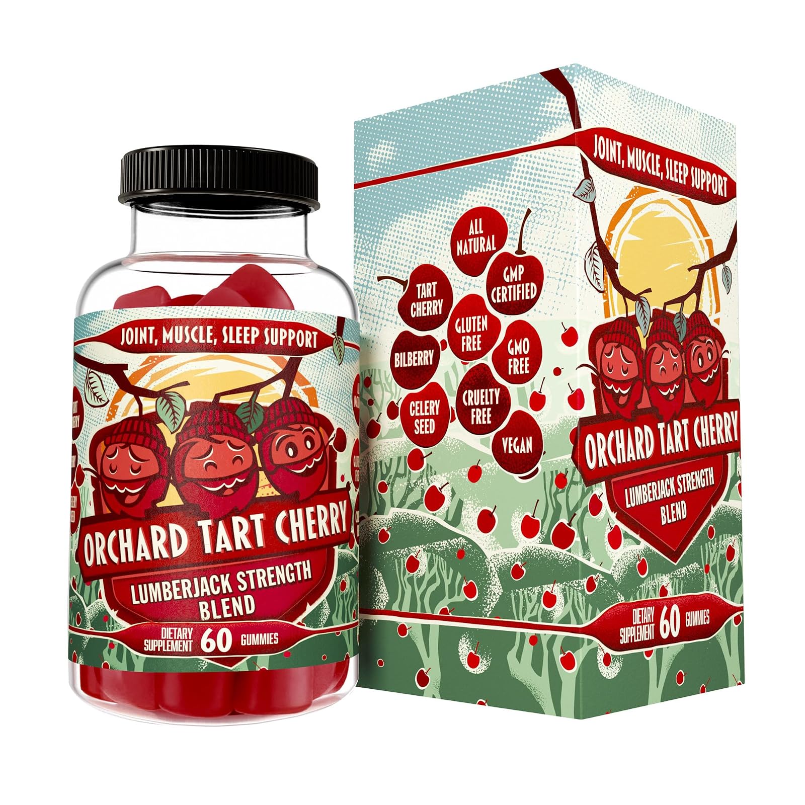 Orchard tart cherry gummy multivitamins