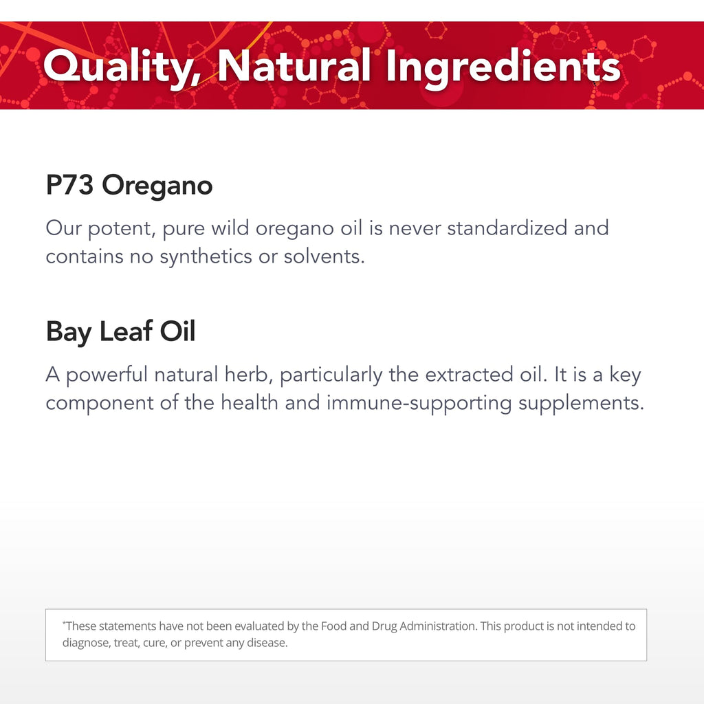 Oregano and black seed oil blend