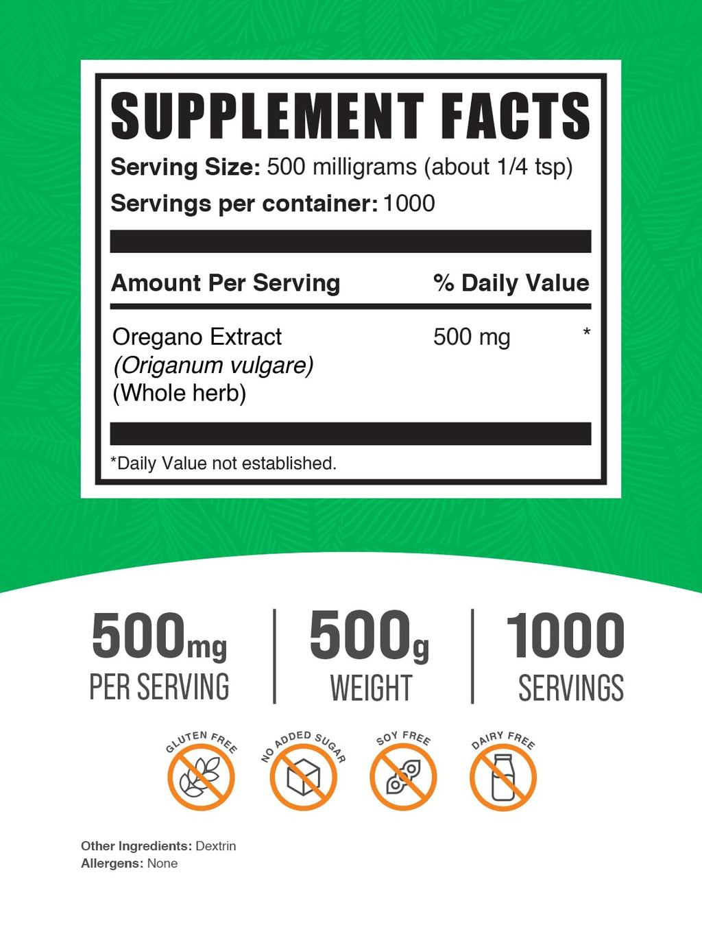 Oregano extract for wellness support