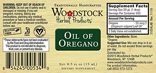 Oregano oil and black seed oil blend