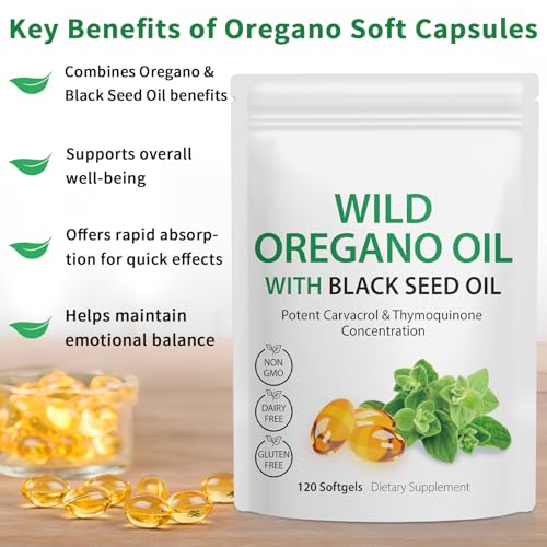Oregano oil and black seed oil combo