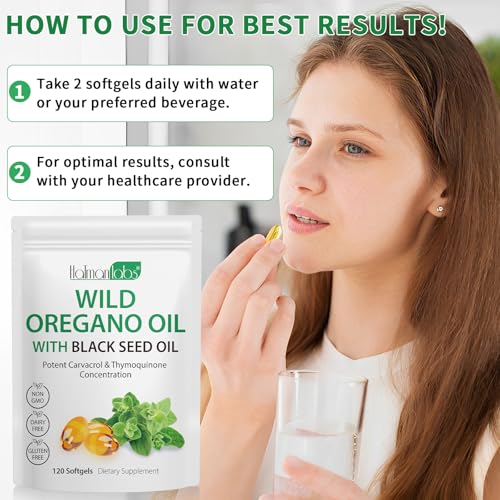 Oregano oil capsules for antioxidant boost