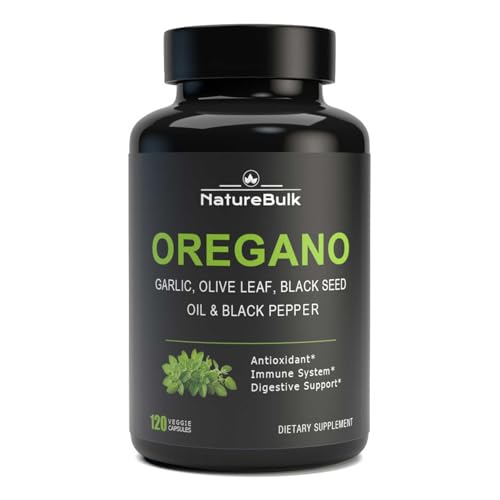 Oregano oil capsules for digestive health