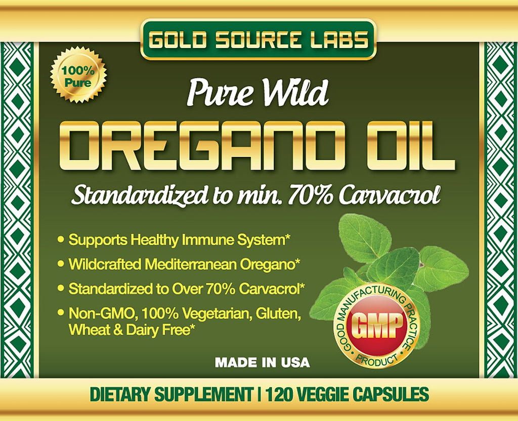 Oregano oil capsules for immune boost
