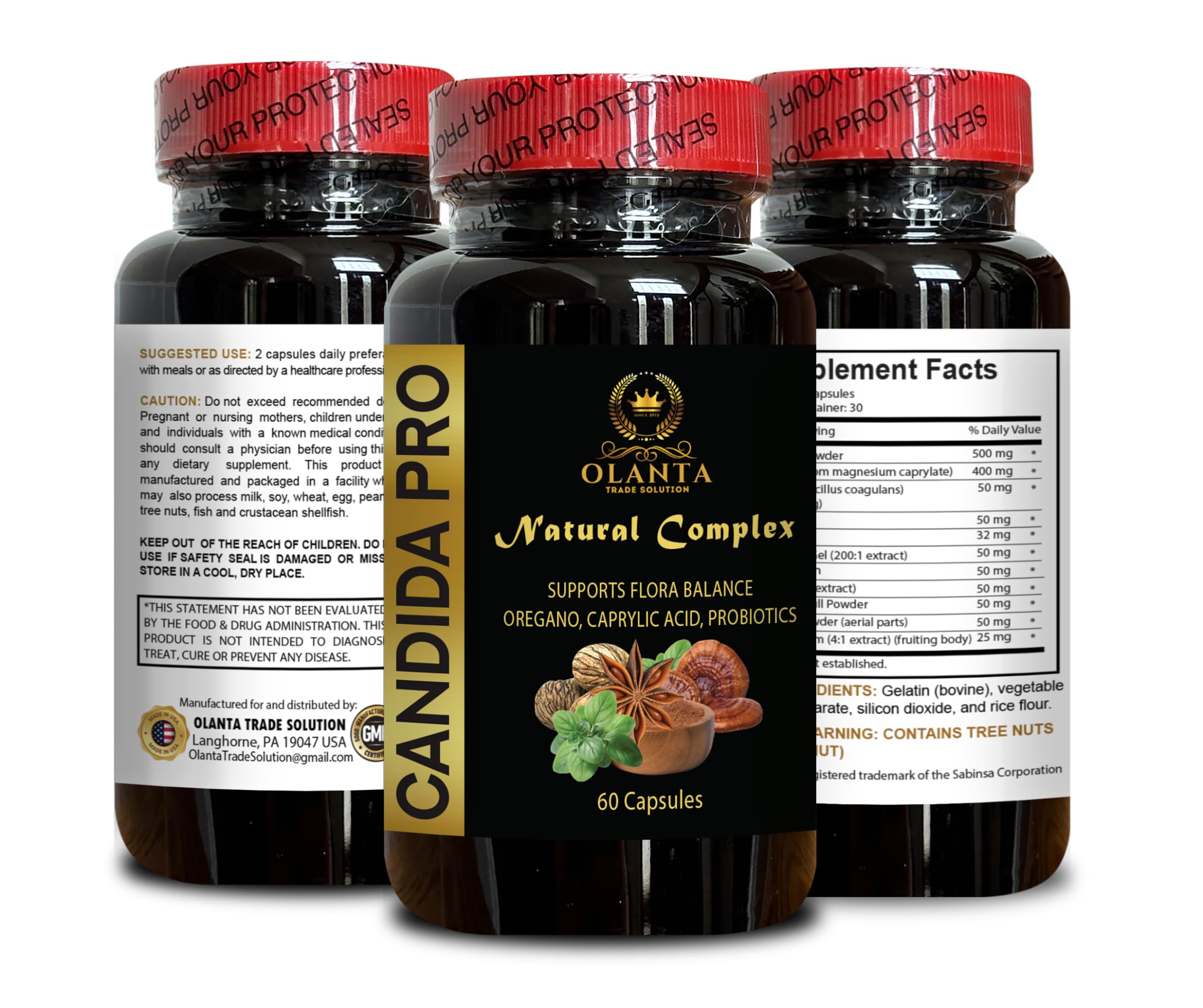 Oregano Oil capsules for immune support