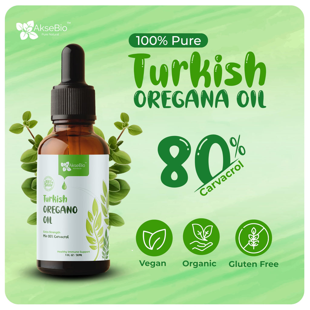 Oregano oil drops for cold relief