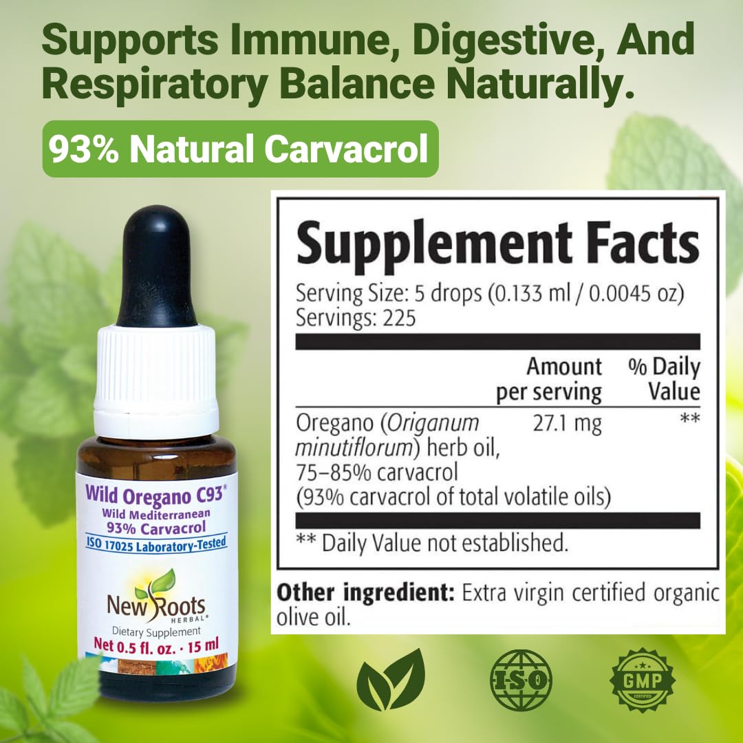 oregano oil drops for cold relief