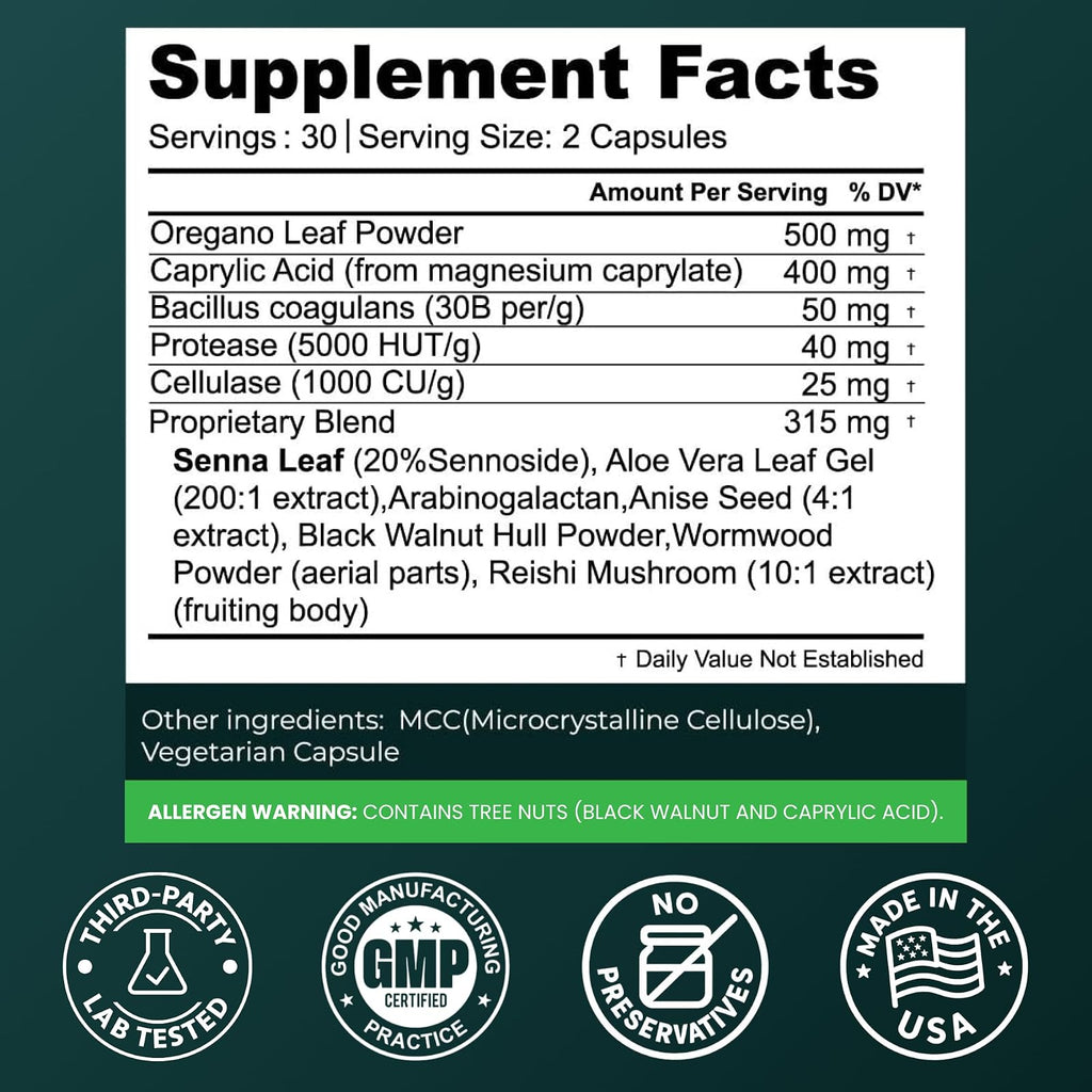 oregano oil for balanced gut flora