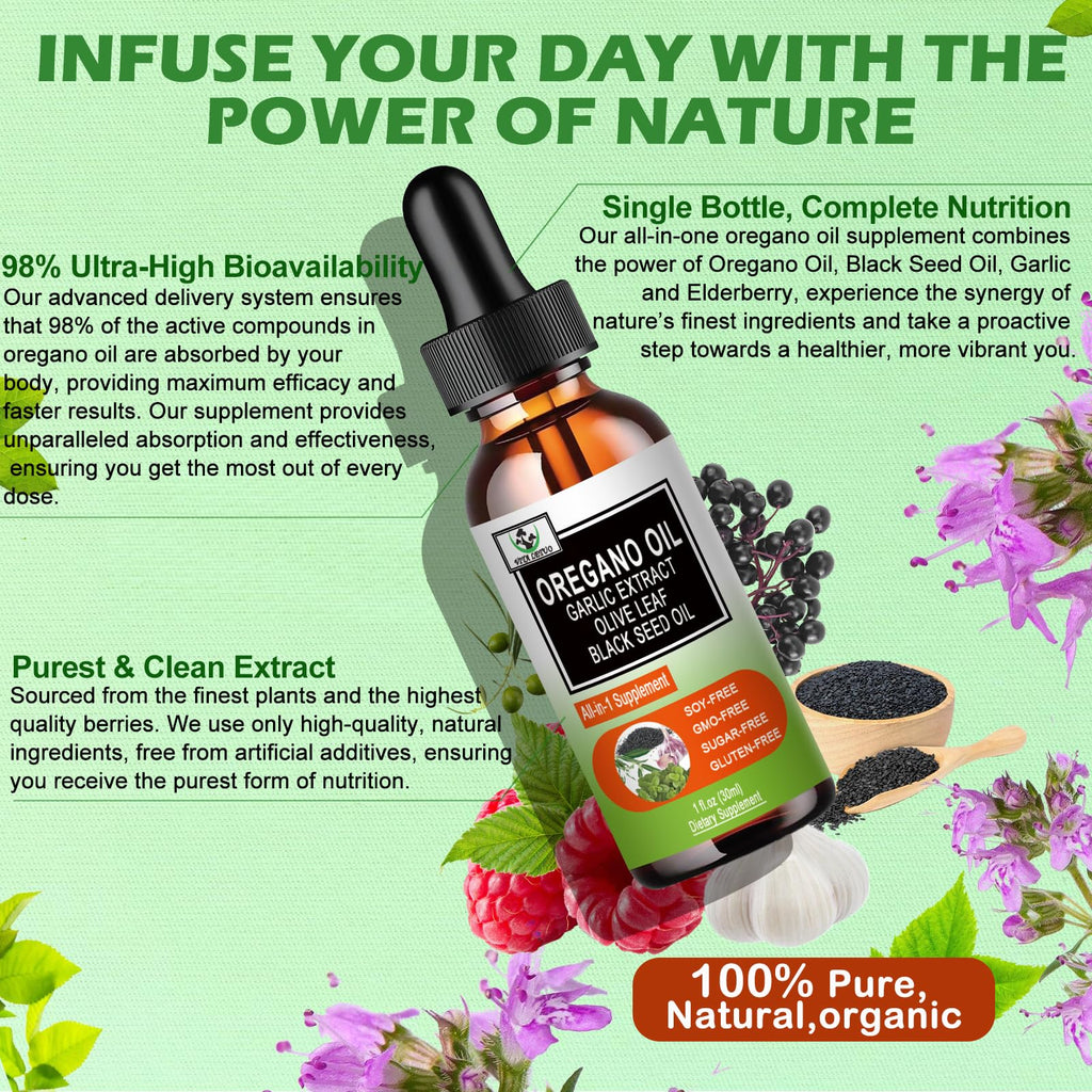 Oregano oil for overall wellness