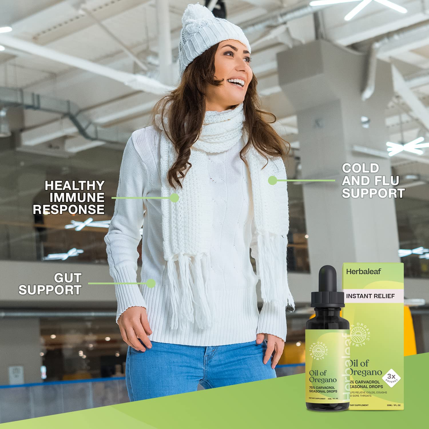 Oregano oil for seasonal allergies